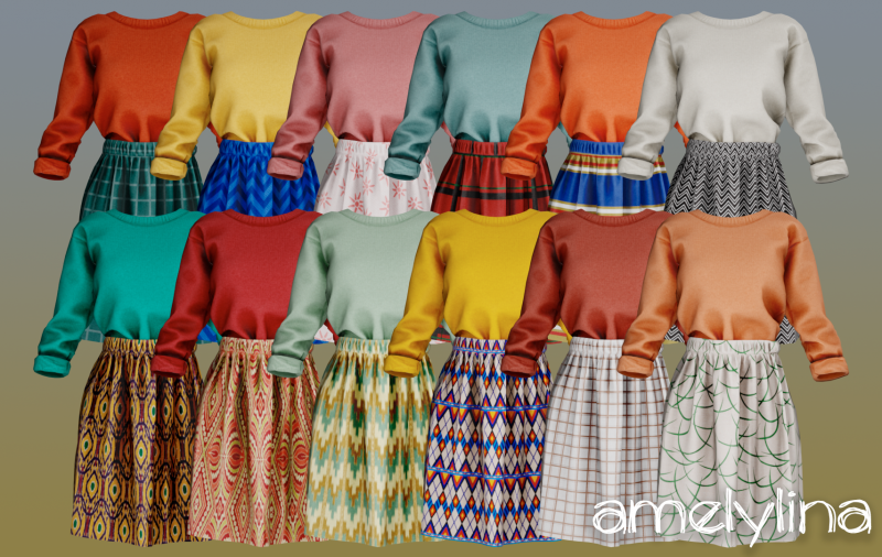 Женский образ matilda - загрузить для Симс 4