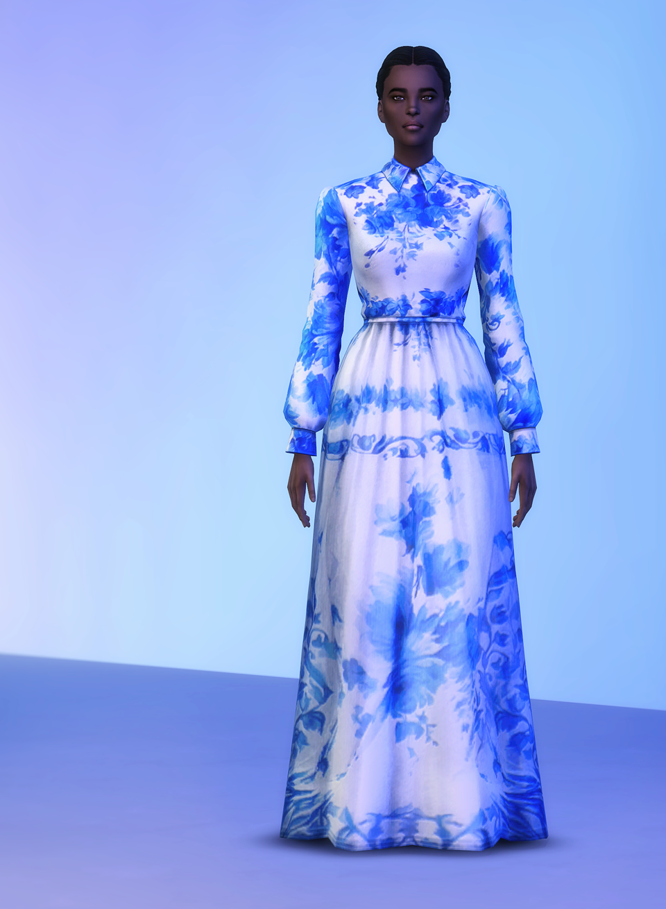 Сет женских платьев Bluelish Gown III & IV - загрузить для Симс 4