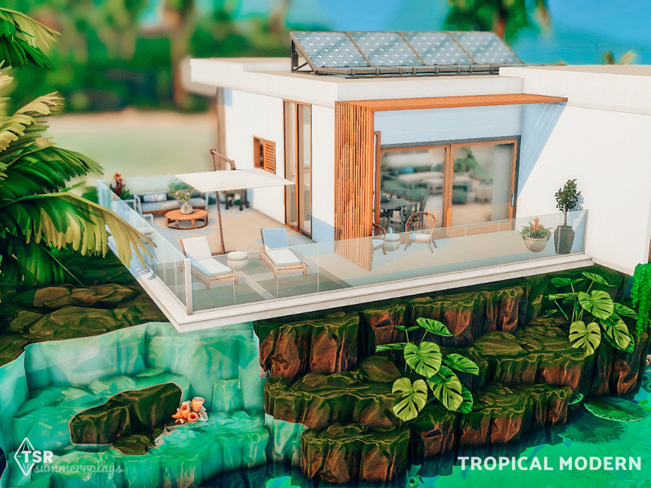 Tropical Modern - загрузить для Симс 4