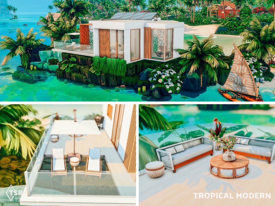 Tropical Modern - загрузить для Симс 4