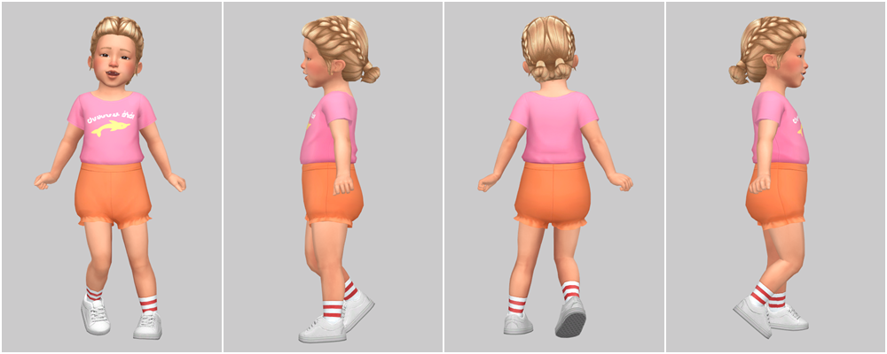 Наряд crayon - загрузить для Симс 4