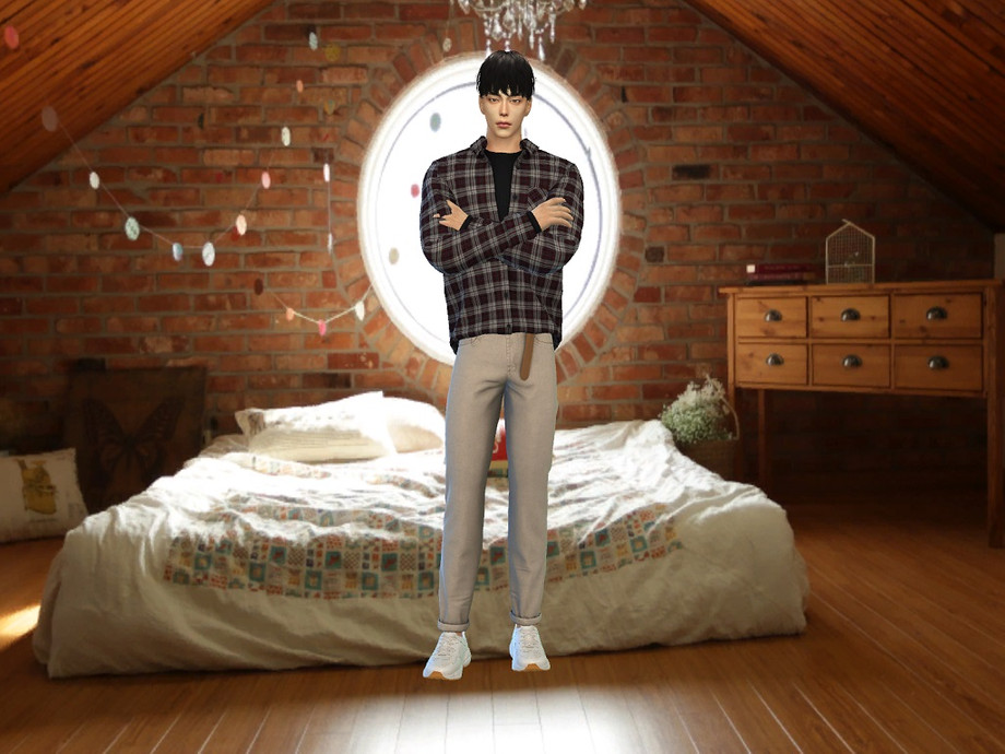 Фон для Cas Attic Room - загрузить для Симс 4