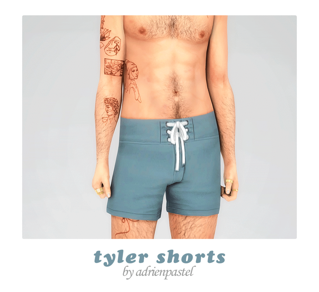 Tyler Shorts - загрузить для Симс 4