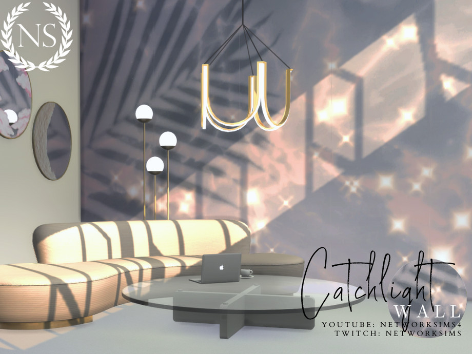 Catchlight Mural - загрузить для Симс 4