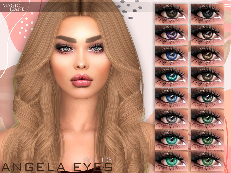 Angela Eyes N113 - загрузить для Симс 4