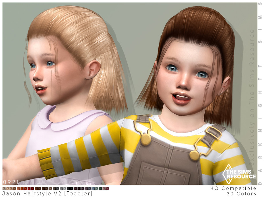 Jason Hairstyle V2 [Toddler] - загрузить для Симс 4
