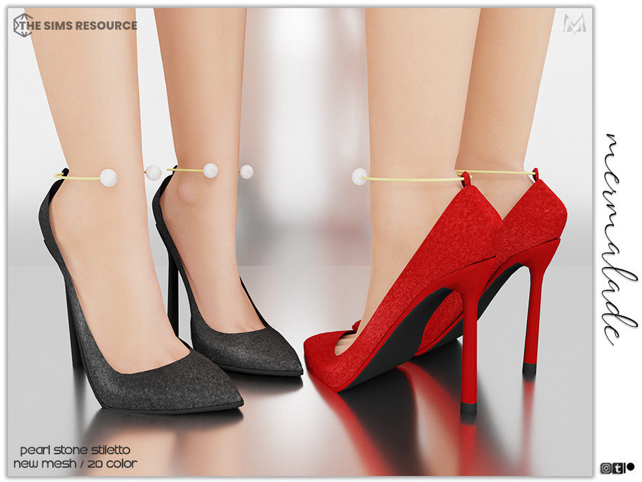 Pearl Stone Stiletto S33 - загрузить для Симс 4