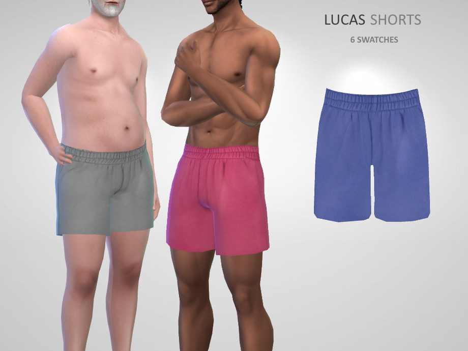 Lucas Shorts - загрузить для Симс 4