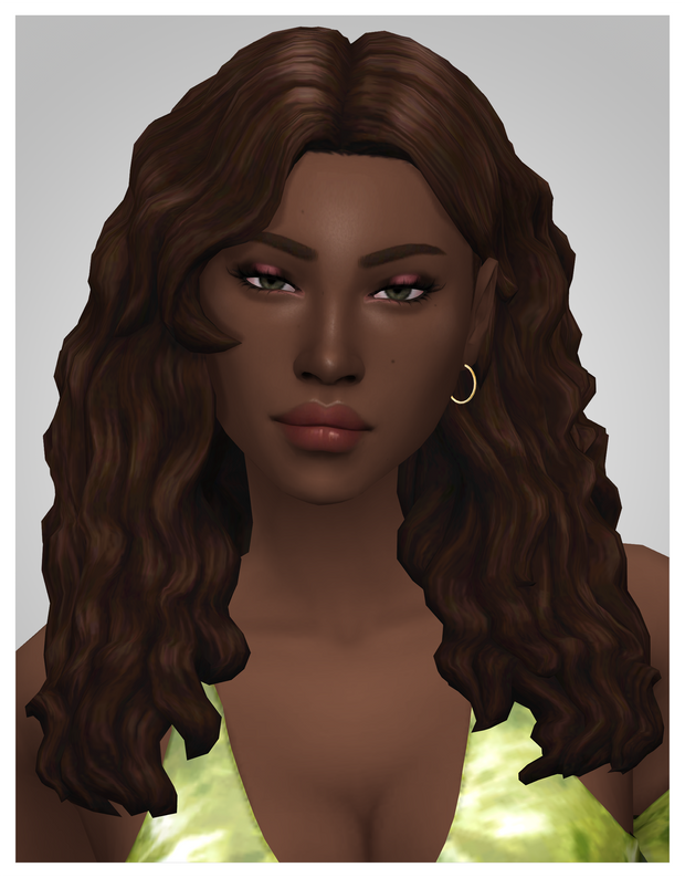 Barbara Hair - загрузить для Симс 4