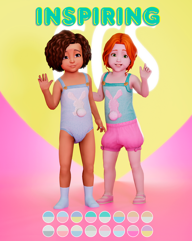 Knit Bodysuit Bunny - загрузить для Симс 4