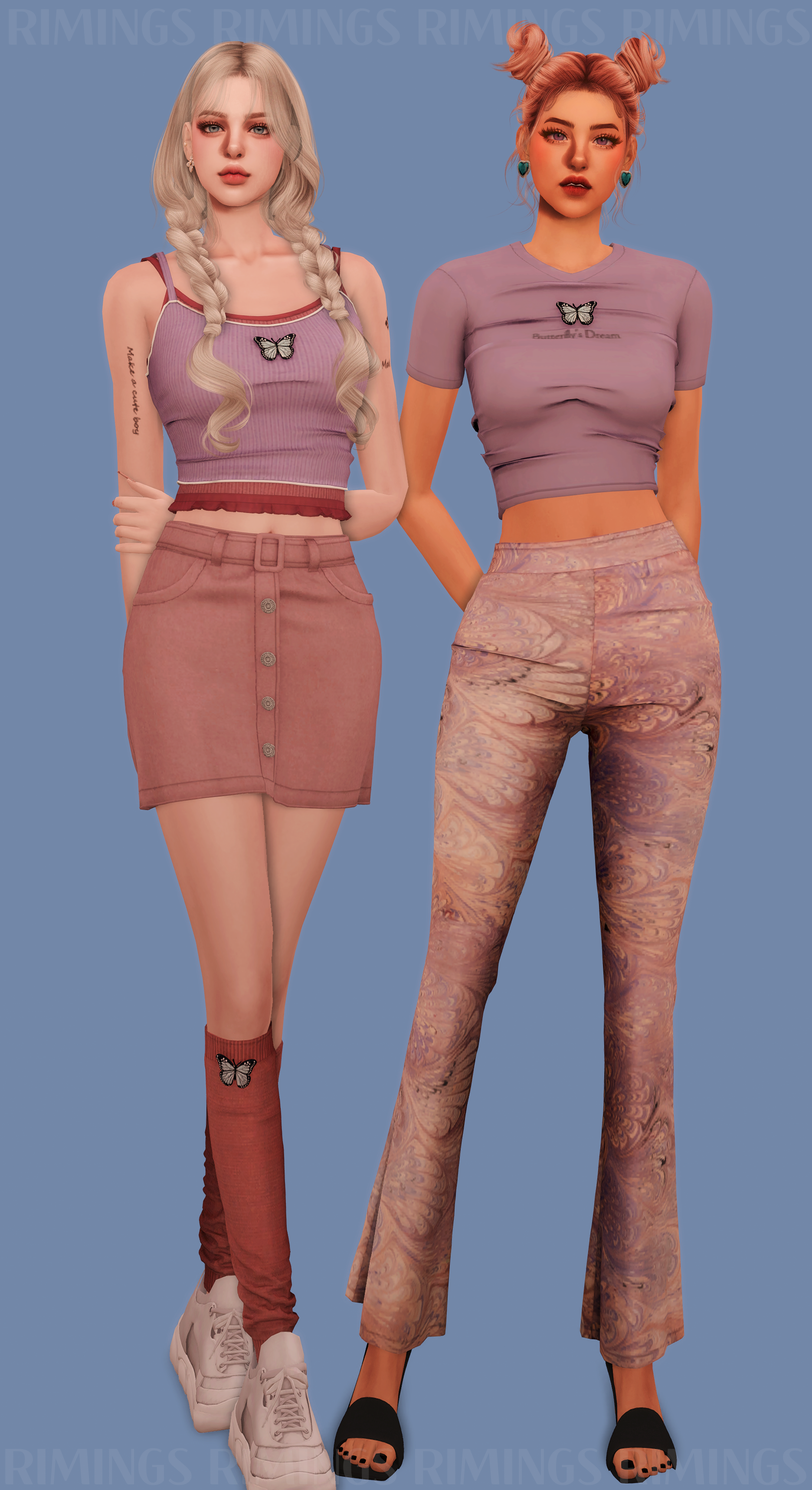 Kitsch Outfit Set - загрузить для Симс 4