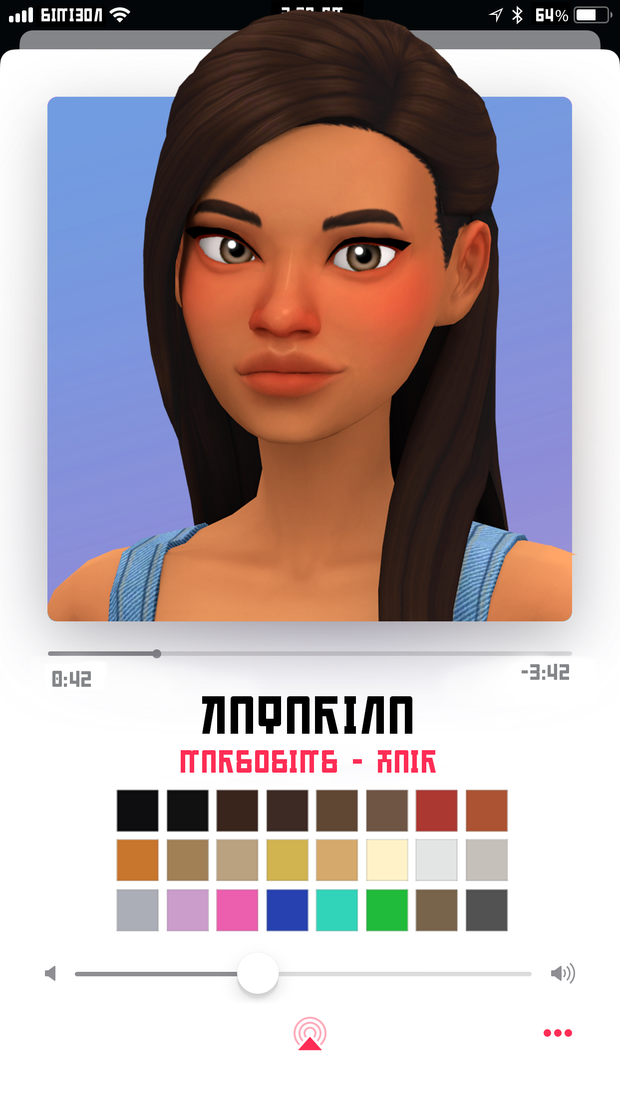 katarina hair - загрузить для Симс 4