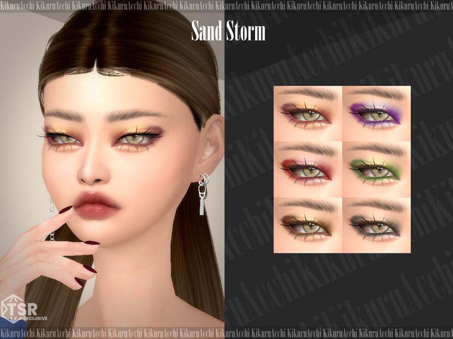 Sand Storm Eyeshadow - загрузить для Симс 4