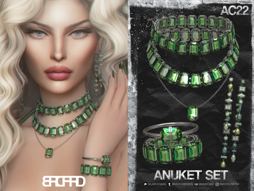 ANUKET SET - загрузить для Симс 4