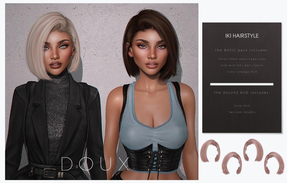 Прическа Iki - загрузить для Симс 4