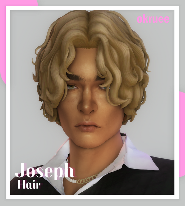 joseph hair - загрузить для Симс 4