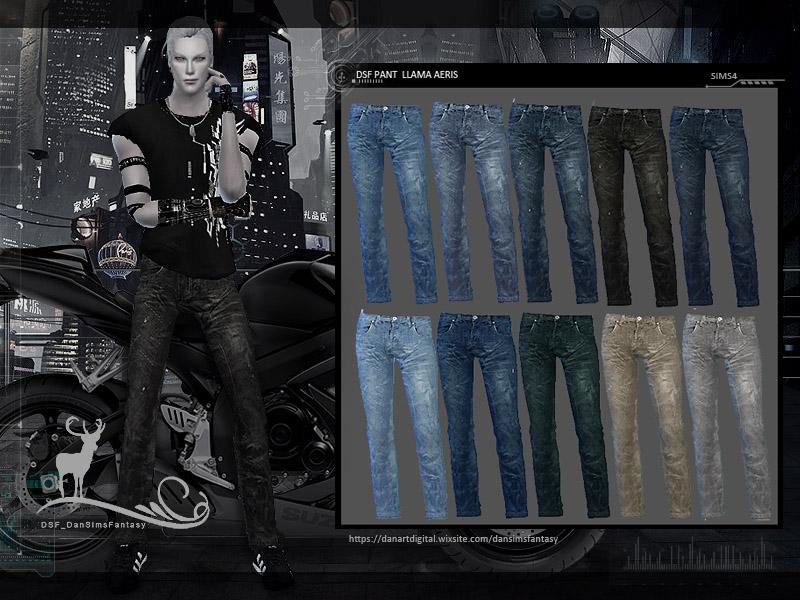 DSF PANT LLAMA AERIS - загрузить для Симс 4