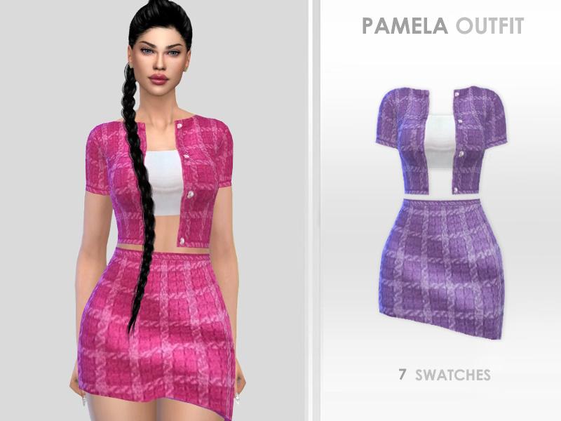 Pamela Outfit - загрузить для Симс 4