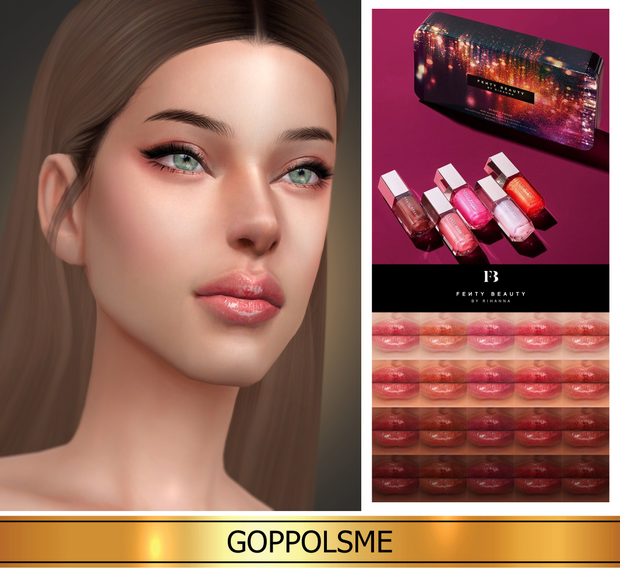 Glossy Posse Mini Gloss Bomb Collection - загрузить для Симс 4
