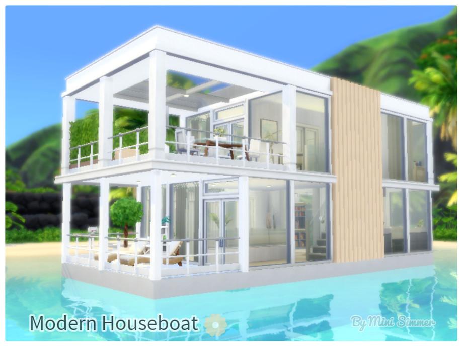 Modern Boathouse - загрузить для Симс 4