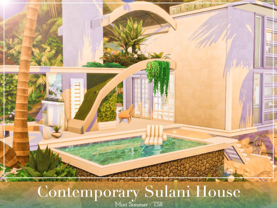 Contemporary Sulani House - загрузить для Симс 4