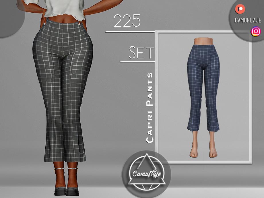 SET 225 - Capri Pants - загрузить для Симс 4