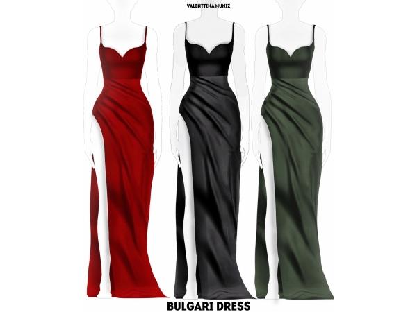 bulgari dress - загрузить для Симс 4