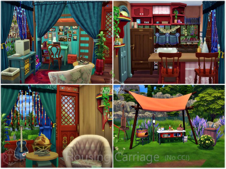 Housing Carriage - загрузить для Симс 4