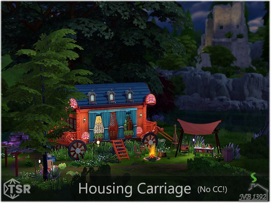 Housing Carriage - загрузить для Симс 4