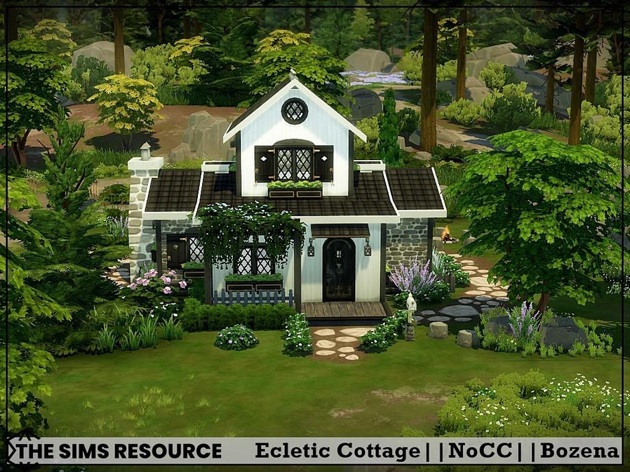 Ecletic Cottage - Shell - загрузить для Симс 4