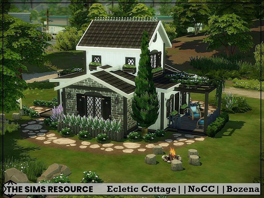Ecletic Cottage - Shell - загрузить для Симс 4