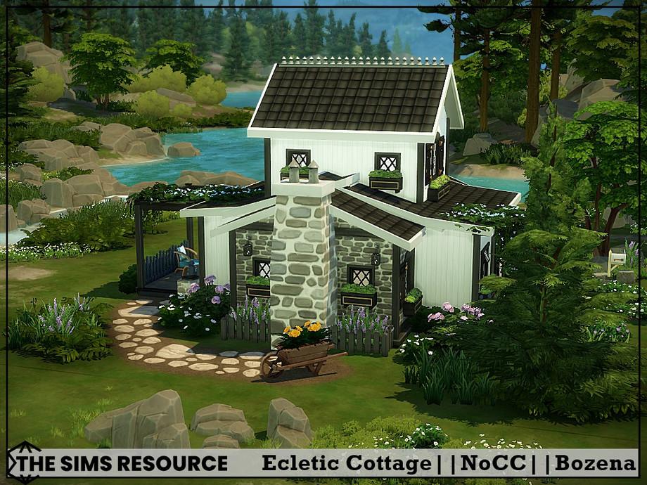 Ecletic Cottage - Shell - загрузить для Симс 4