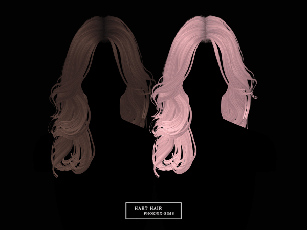 hart hair - загрузить для Симс 4