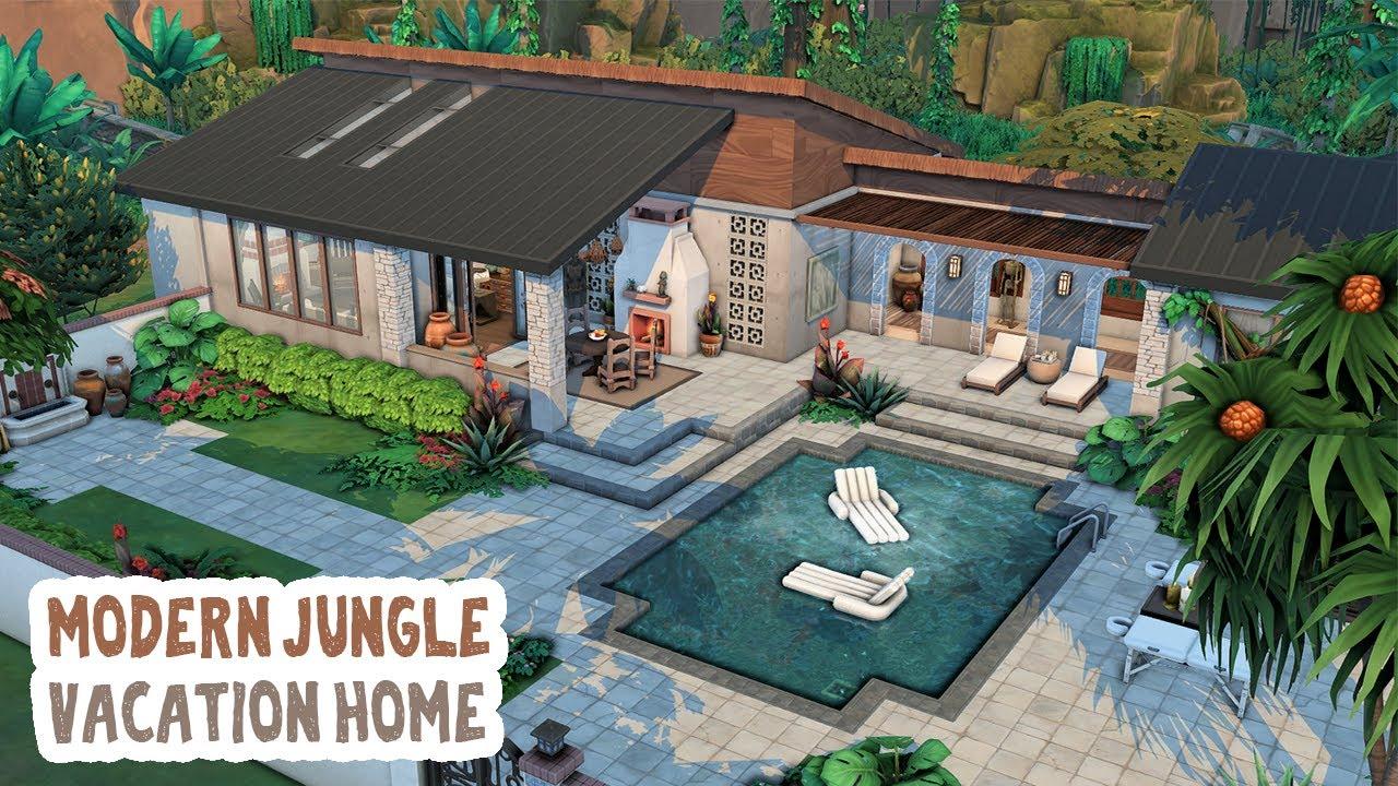 Modern Vacation Home - загрузить для Симс 4