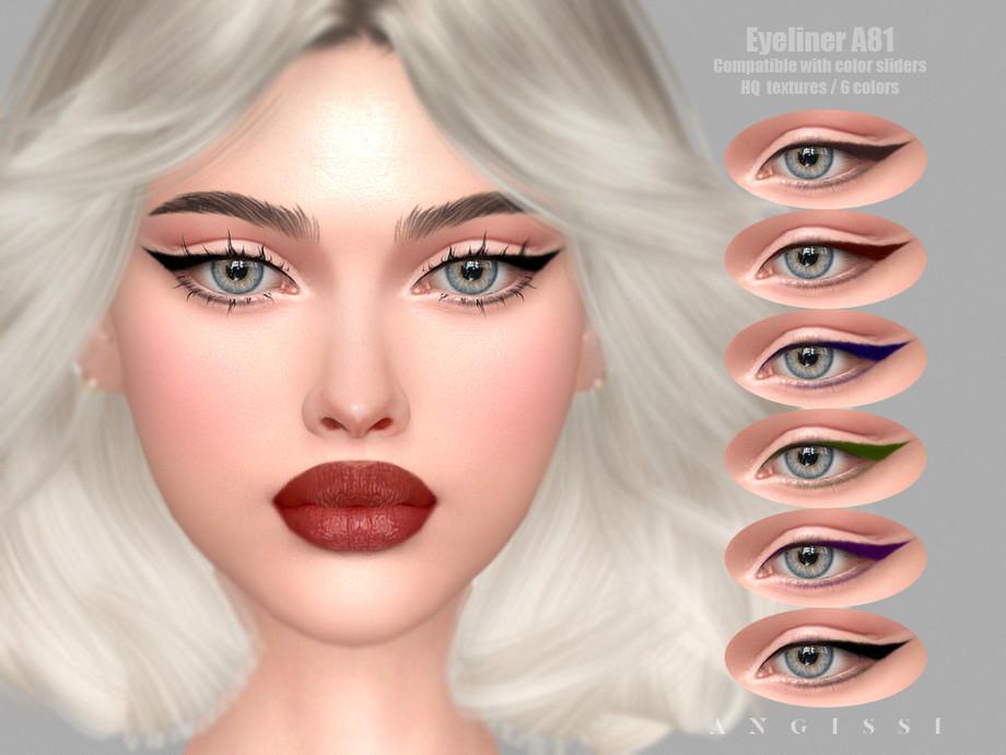 Eyeliner A81 - загрузить для Симс 4