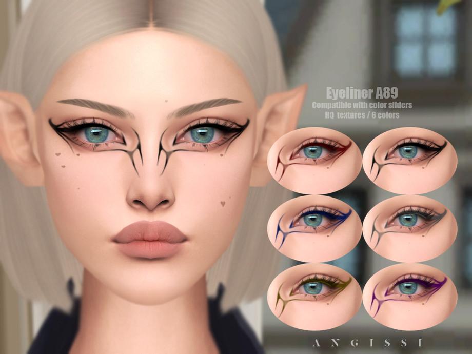 Eyeliner A89 - загрузить для Симс 4