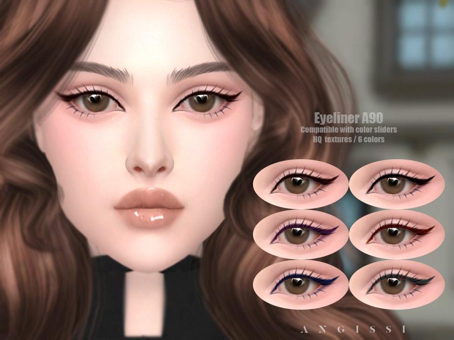 Eyeliner A90 - загрузить для Симс 4