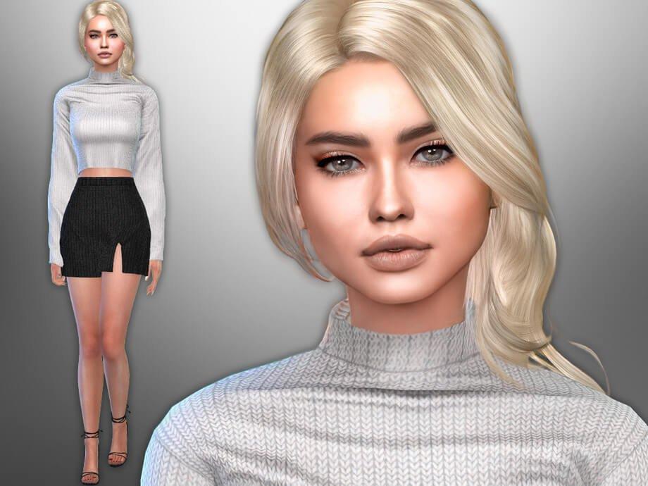 Готовый сим Файен Мэдсен - загрузить для Симс 4