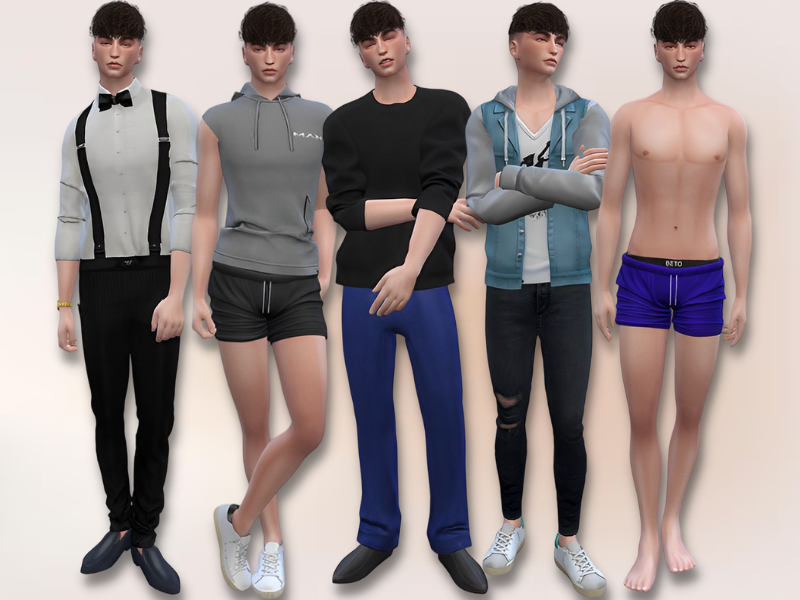 Сим Elijah Cross - загрузить для Симс 4