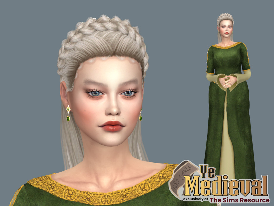 Персонаж Мадлен Де Туссен - загрузить для Симс 4