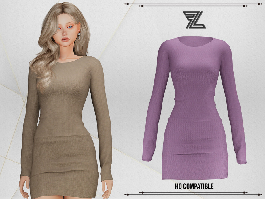 Платье Felicity - загрузить для Симс 4