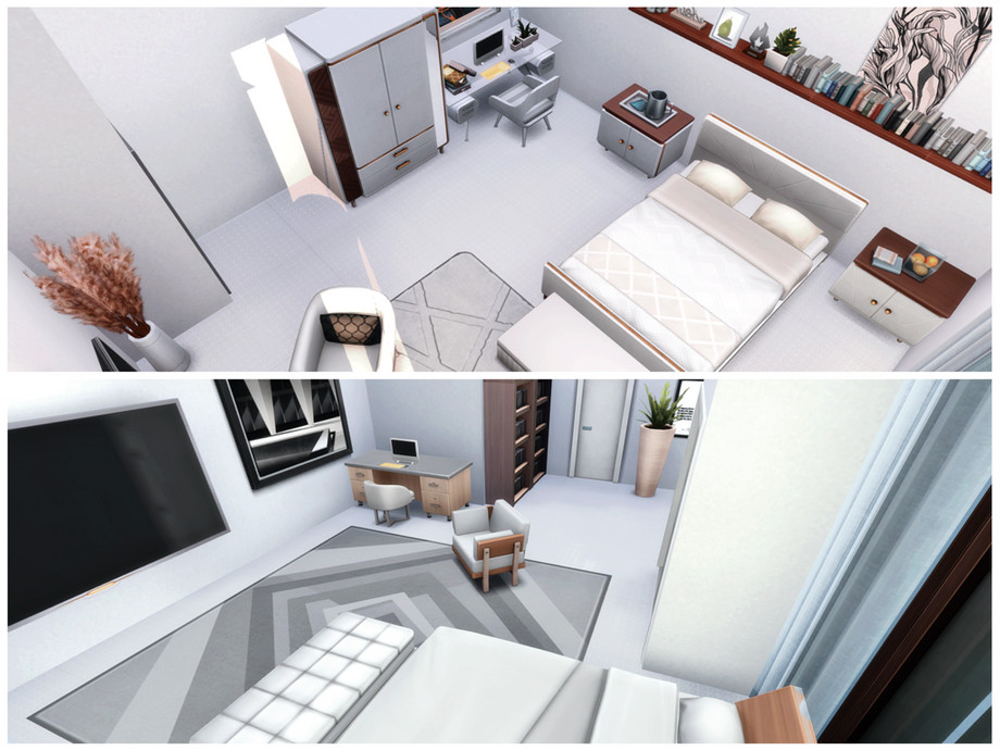 Дом MM Modern House 14 - загрузить для Симс 4