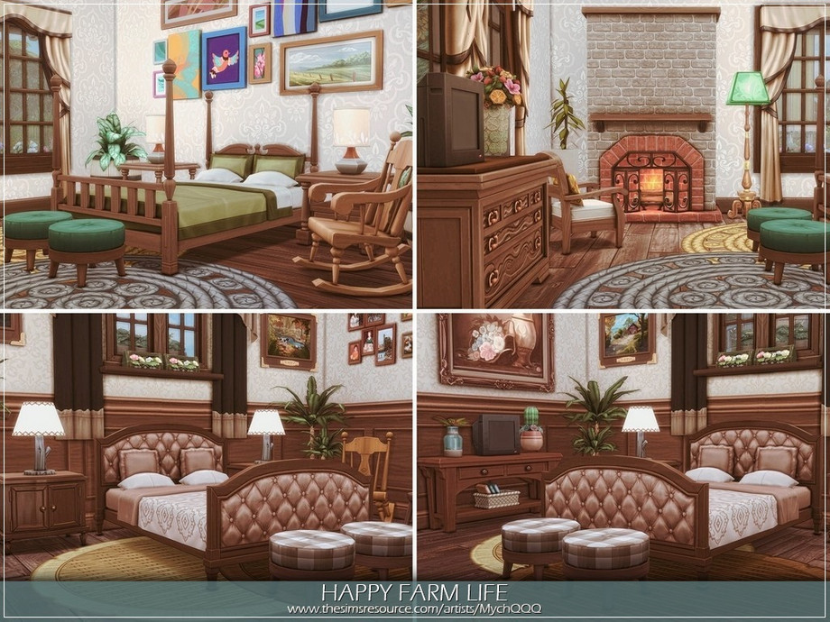 Дом Happy Farm Life - загрузить для Симс 4